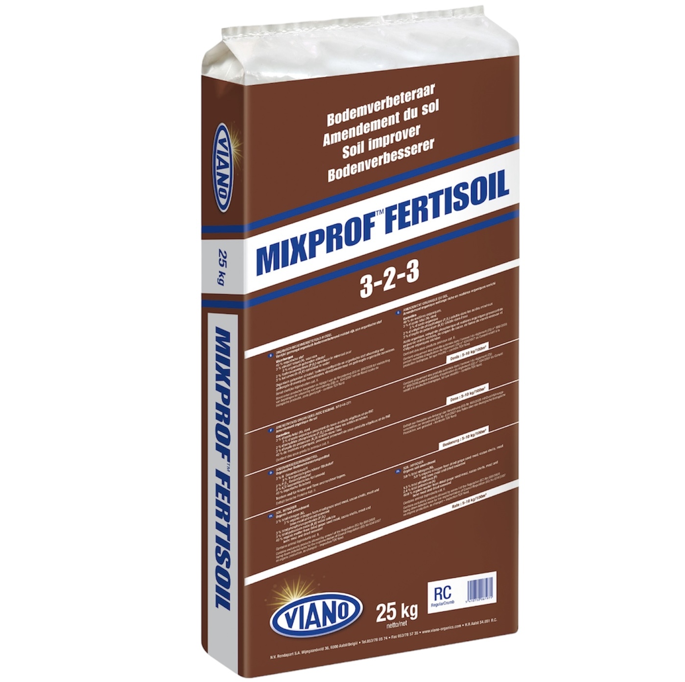 VIANO MIXPROF BIO FERTISOL talajjavító tápanyag (25kg) - VIANO szerves ...